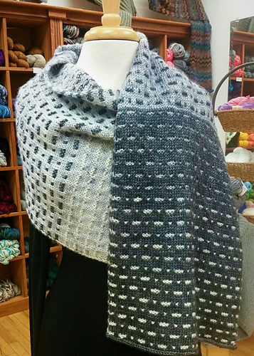 Ravelry: Morse Code Wrap pattern by Jill Ramos