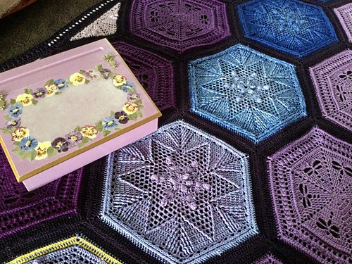 Ravelry: The Secret of the Dragonfly Blanket pattern by Sue Stapleton