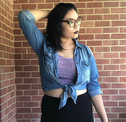 Ravelry: Magpie Crop Top pattern by Juliette Pécaut