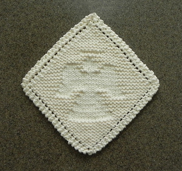 Ravelry: Angel Diagonal Dishcloth - Grandma's Favorite pattern by Aunt ...