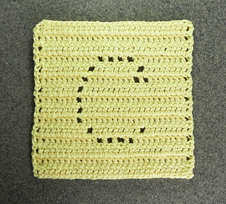 Ravelry: Crochet Letter "C" Square Dishcloth pattern by Aunt Susan