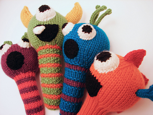 Ravelry: Monster Rattles pattern by Emily Kintigh