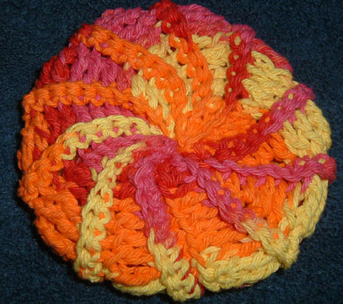 Ravelry: Flat Spiral Scrubbie pattern by Shala