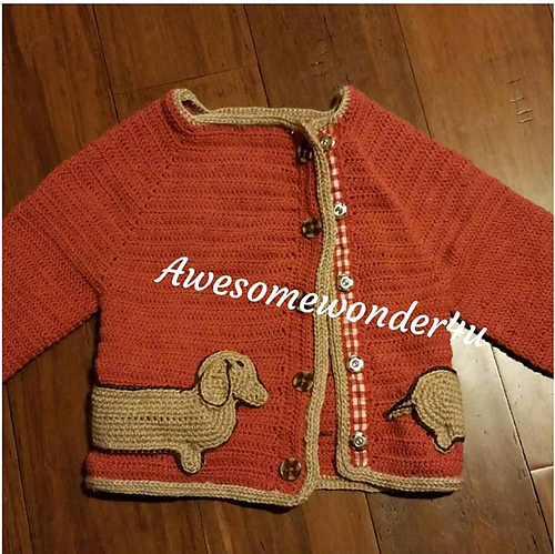 Ravelry: Ladybug the Dachshund Sweater pattern by Brenda K. B. Anderson