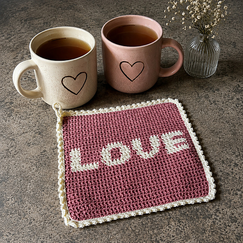 Ravelry: Love Potholder pattern by Axiom Crochet