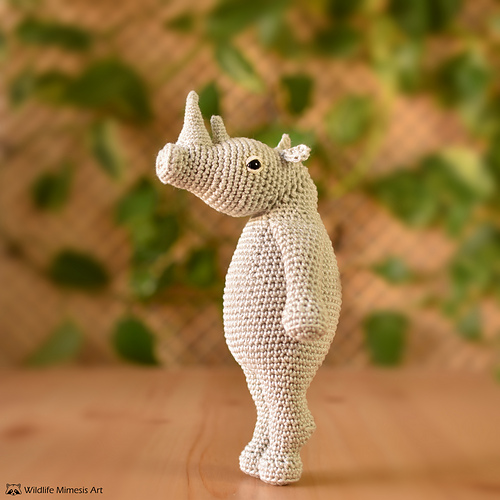Ravelry: The White Rhino-Less Sew More Fun Series pattern by Wildlife ...