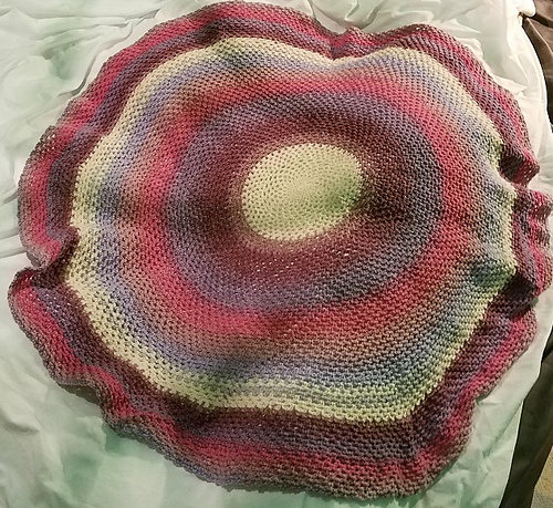 Ravelry: Circle Fishnet Throw pattern by Christine Marie Kasprzak