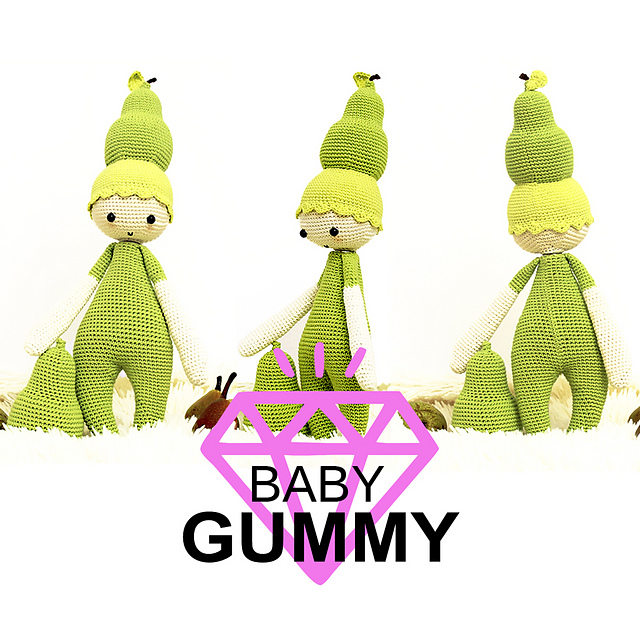 Ravelry: Baby Gummy Pear pattern by Hello Baby Gummy