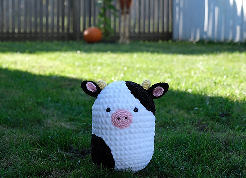 Ravelry: Jumbo Squishmallow Cow pattern by BBadorables