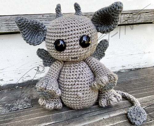 Ravelry: Gatsby the Gargoyle pattern by B. Crochet-tive