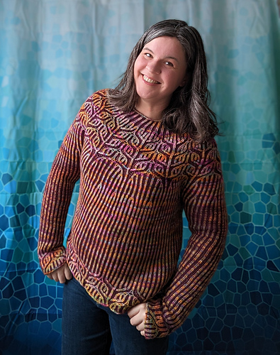 Ravelry: Sizzle Pop Sweater pattern by Lesley Anne Robinson