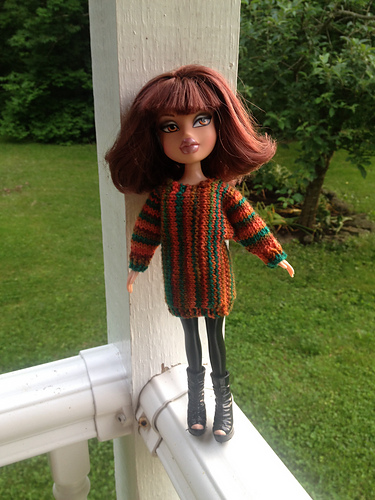 Ravelry: Bratz #B176 Dress pattern by stickatillbarbie.se