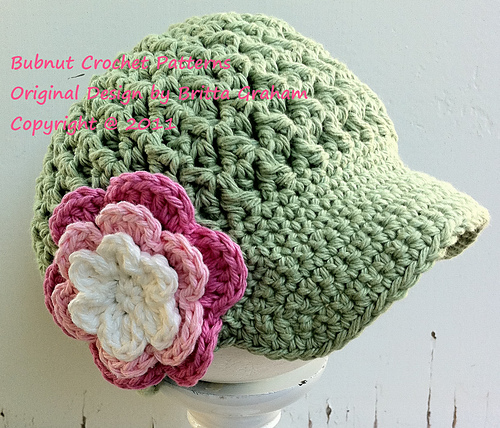 Ravelry: P207 Textured Newsboy Hat pattern by Britta Graham