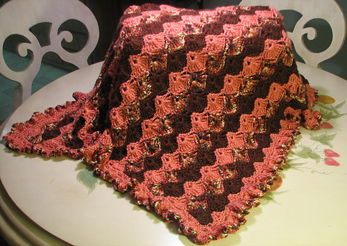 Ravelry: Twilight Shells Throw pattern by Mary Jane Protus