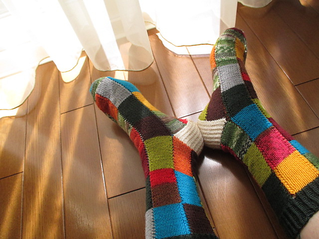 Ravelry: BUHIBUHI's Patchwork Socks