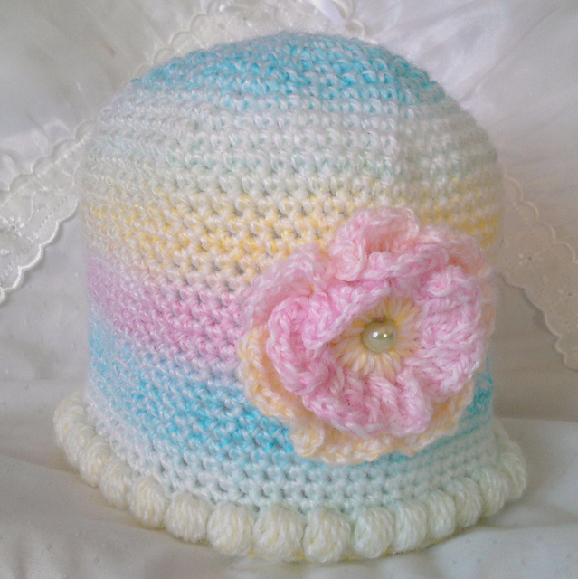Ravelry: Baby & Childs Beanie #32 pattern by Beautiful-Babys-Bonnets