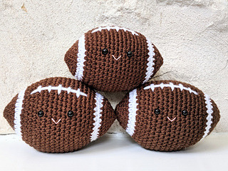 Ravelry: Crochet Football pattern by BabyCakes Studios