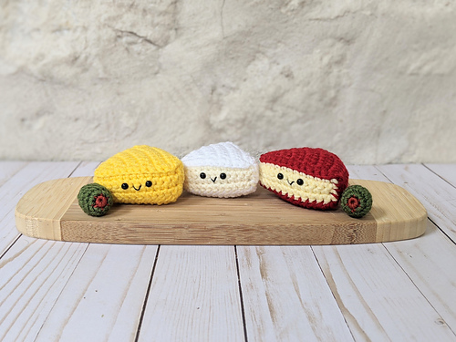Ravelry: Crochet Cheese Plate pattern by BabyCakes Studios