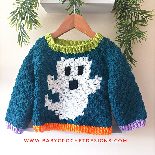Ravelry: C2C Jumper Halloween pattern by Donna Browne