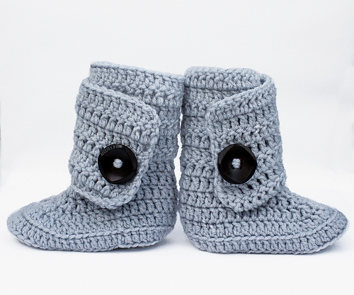 Ravelry: Side Wrap Toddler Boots pattern by Melissa