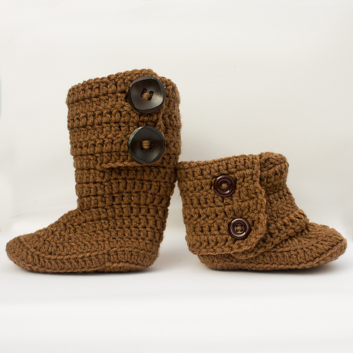 Ravelry: Tall Fold Over Toddler Boot pattern by Melissa