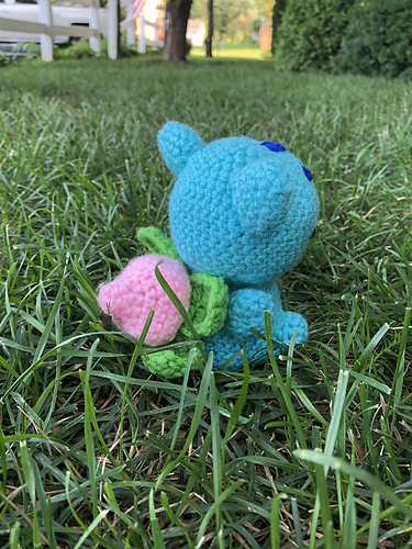 Ravelry: Chibi Baby Ivysaur pattern by Kawaii Nerdy Crochet