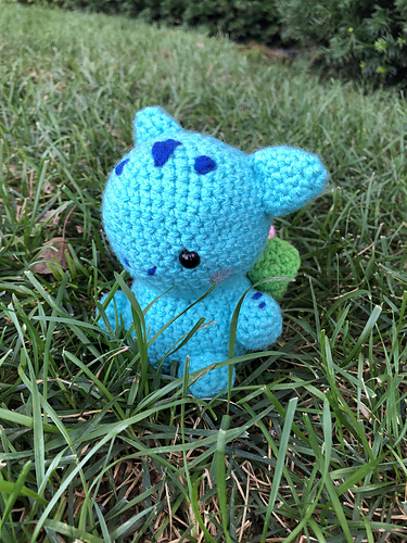 Ravelry: Chibi Baby Ivysaur pattern by Kawaii Nerdy Crochet