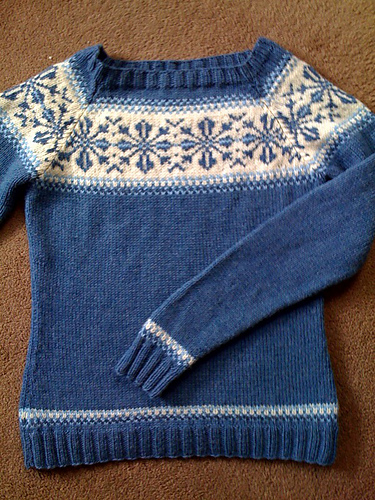 Ravelry: Family Snowflake Sweaters: His Version pattern by Patons
