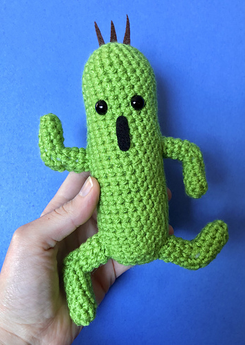 Ravelry: Cactuar Amigurumi Plush pattern by Amanda Poch
