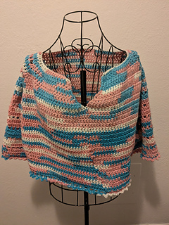 Ravelry: BanditFiberArts' Transgender Pride Camo Crop Top