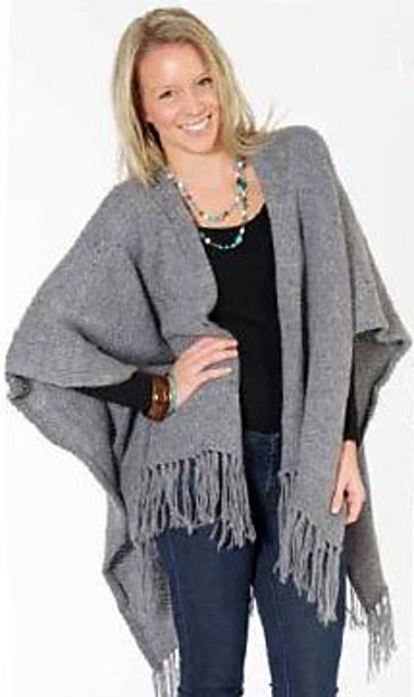 Ravelry: Pure Wool Poncho pattern by Spotlight