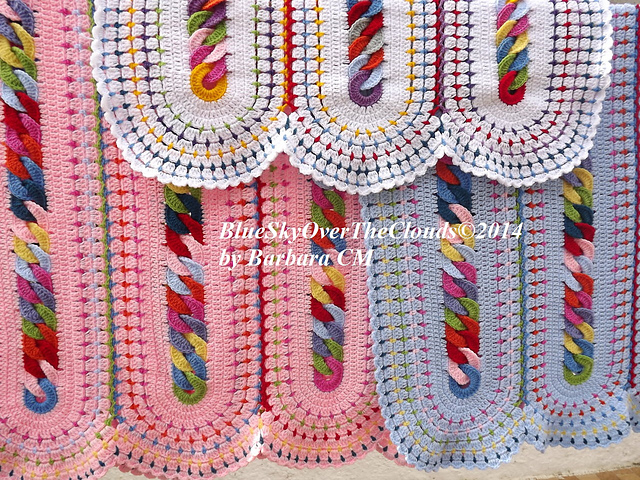 Ravelry: BarbaraCM66's CHAINS BLANKET by BlueSkyOverTheClouds