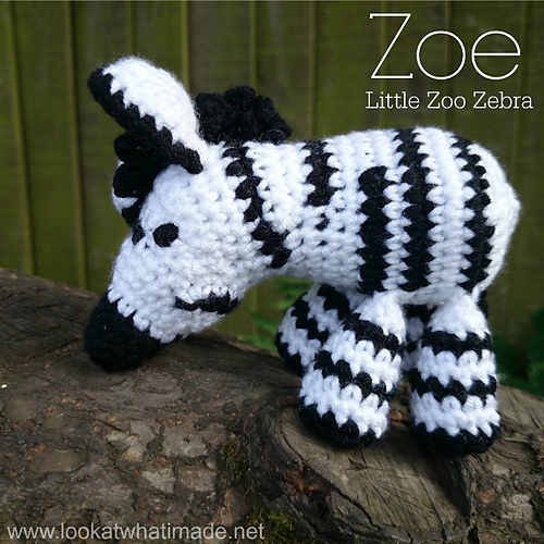 Ravelry: Zoe Zebra pattern by Anette Bak & Dedri Uys