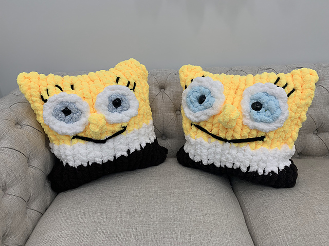 Ravelry: SpongeBob Pillow pattern by Larissa Koedyker