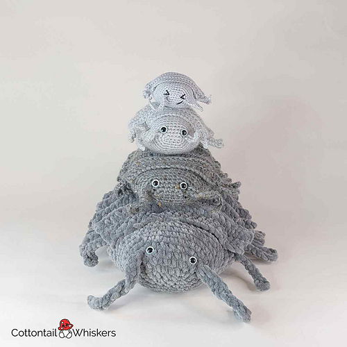 Ravelry: Roly Poly Woodlouse pattern by Bea King