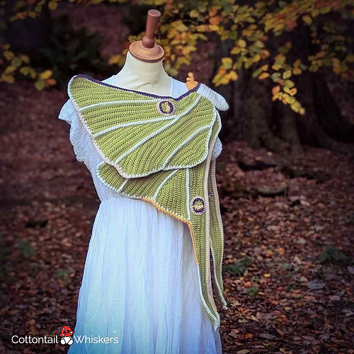 Ravelry: Luna Moth Shawl pattern by Bea King