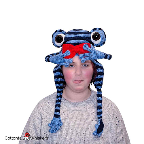 Ravelry: Tree Frog Hat pattern by Bea King