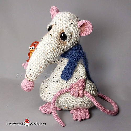 Ravelry: Atticus the Rat and Splat pattern by Bea King