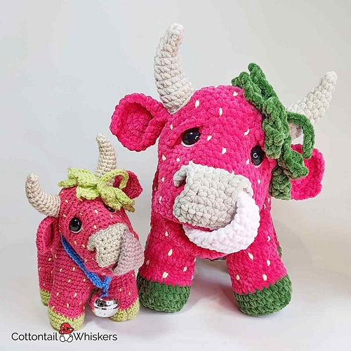 Ravelry: Strawberry Cow Doll pattern by Bea King