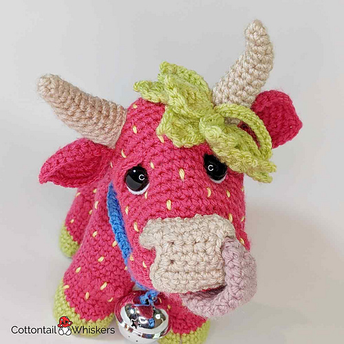 Ravelry: Strawberry Cow Doll pattern by Bea King