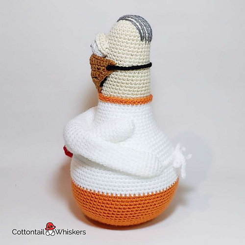 Ravelry: Hannibal Lecter Halloween Doorstop pattern by Bea King