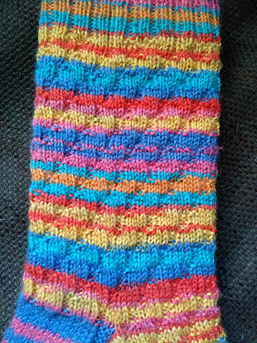 Ravelry: Easy Diagonal Socks pattern by Claire Parker