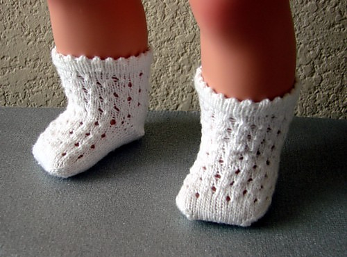 Ravelry: Lacy Doll Socks pattern by Beas FrogPond