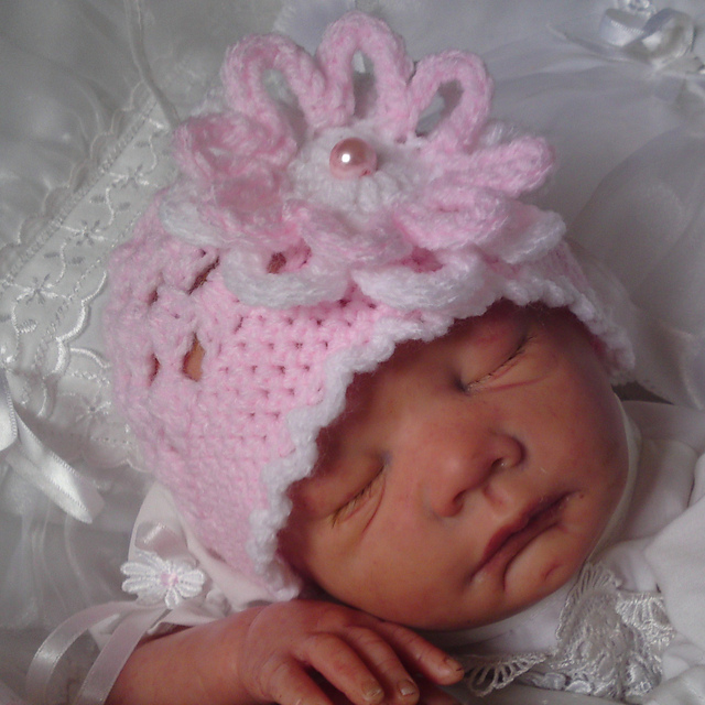 Ravelry: Dainty Daisy Hat #34 pattern by Beautiful-Babys-Bonnets
