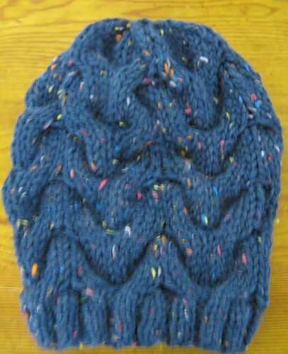 Ravelry: Cable Chevron Hat pattern by Gretchen Tracy
