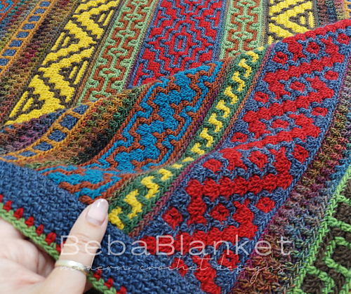 Ravelry: Mosaic in Marrakesh pattern by BebaBlanket
