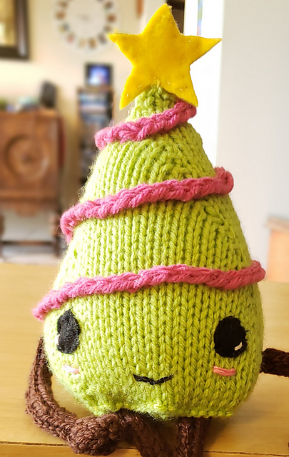 Ravelry: Chubby Christmas Tree Person pattern by Rebecca Borkowski