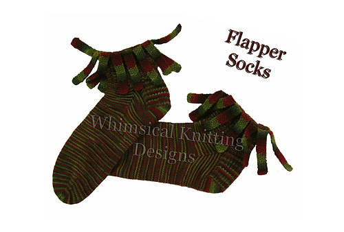 Ravelry: Flapper Socks pattern by Rebecca Mercier