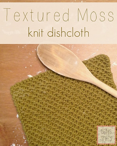 Ravelry: Textured Moss Dishcloth pattern by Jill Swensen