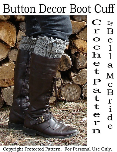 Ravelry: Trio of Boot Cuff pattern by Bella McBride